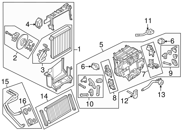 2011-2018 Audi Adjust Motor 4G0-820-511 | Genuine Audi Part