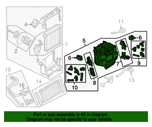2012-2018 Audi Air Distributor 4G1-820-356-A | OEM Parts Online