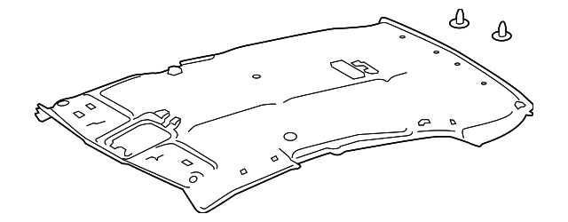 63310-06C70-E0 - Headliner - 2018-2020 Toyota Camry | OEM Genuine ...