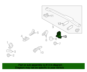 2005-2011 Volvo XC90 Upper Mount 30723146 | TascaParts.com
