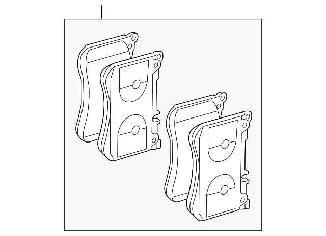 000-420-48-04 - Disk Brake Pad Front 2014-2021 Mercedes-Benz | Mercedes ...