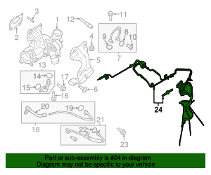 2015-2019 Lincoln MKC Hose EJ7Z-9S468-A | OEM Parts Online
