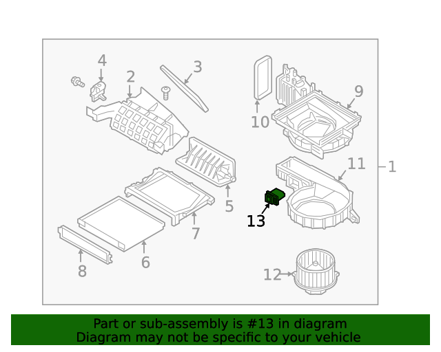 2019-2024 Hyundai Blower Motor Resistor 97235-J5000 | OEM Parts Online