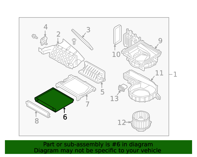 2017-2023 Genesis Cabin Air Filter 97133-D2000 | OEM Parts Online