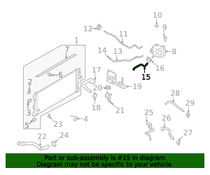 Genuine OEM Ford Part - Inlet Hose MB3Z-8C289-A | Genuine OEM Ford ...