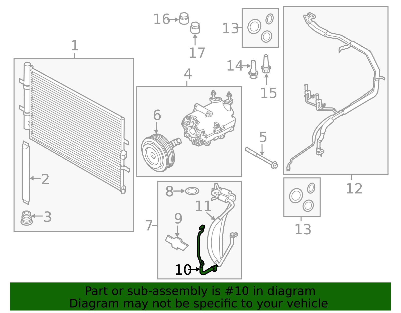 BK3Z-19972-A - 2015-2019 Ford - Front AC Tube | My Ford Parts