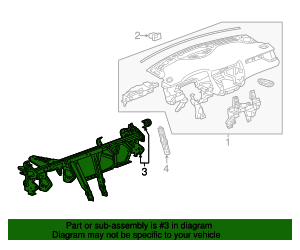 2017-2023 GM Reinforced Beam 84852713 | Auto Parts Express