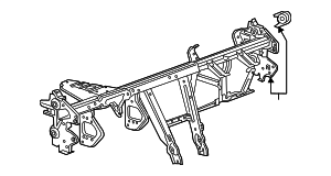 2017-2019 GM Instrument Panel Tie Bar 84103729 | GMPartsDirect.com