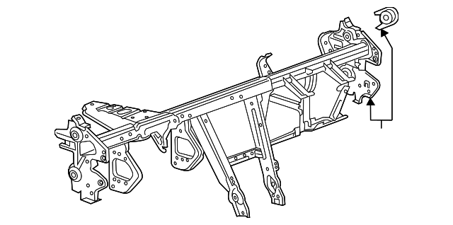 2017-2019 GM Instrument Panel Tie Bar 84103729 | GMPartsDirect.com