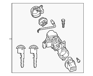 NHY5-76-29XA - Ignition Lock Assembly - 2011-2015 Mazda MX-5 Miata ...