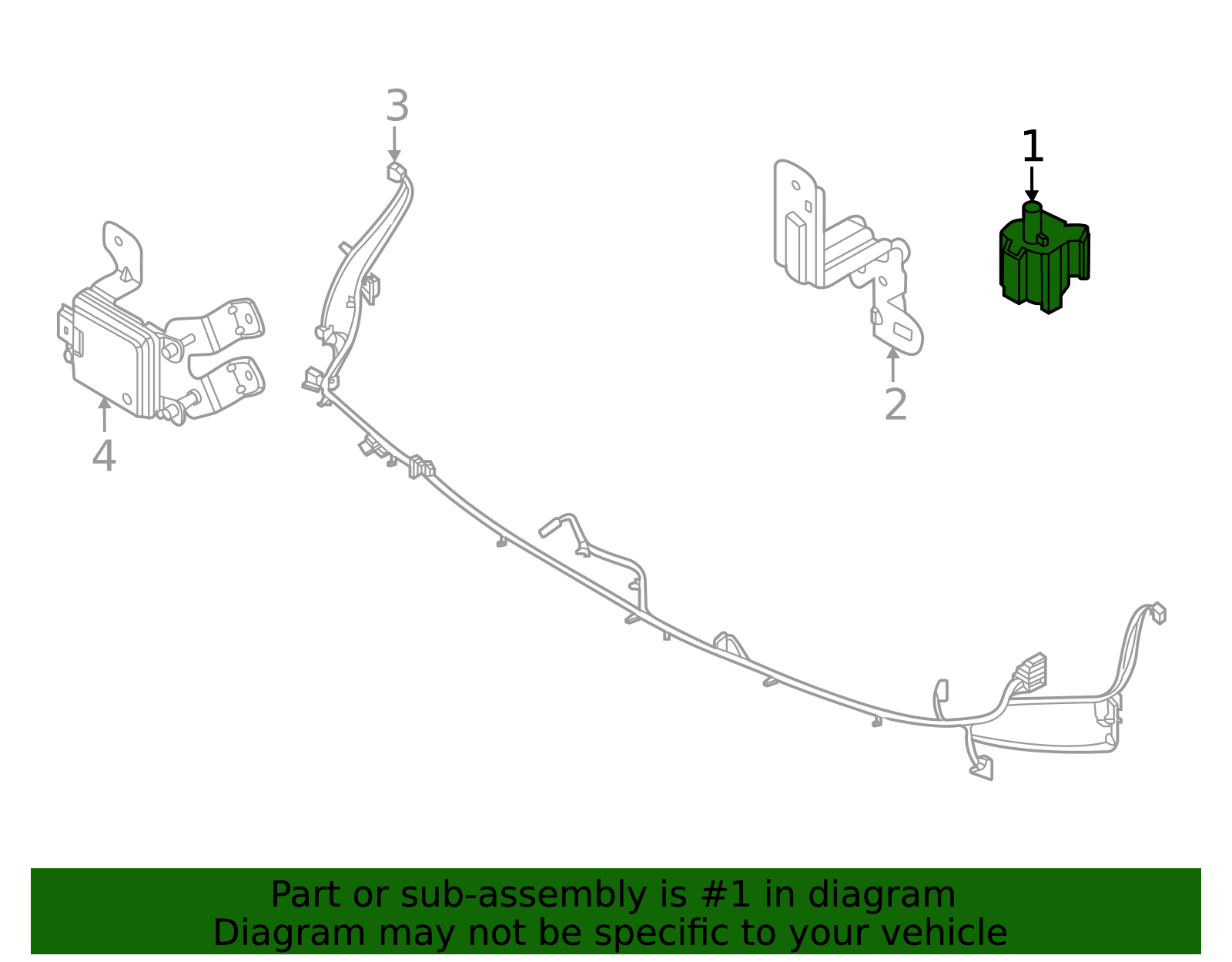 2021-2024 Kia Park Sensor 99310-F6000GWP | QuirkParts