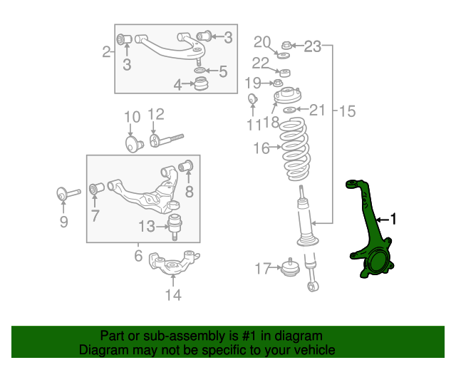 2005-2020 Toyota Tacoma Knuckle 43212-04050 | Longo Toyota Parts