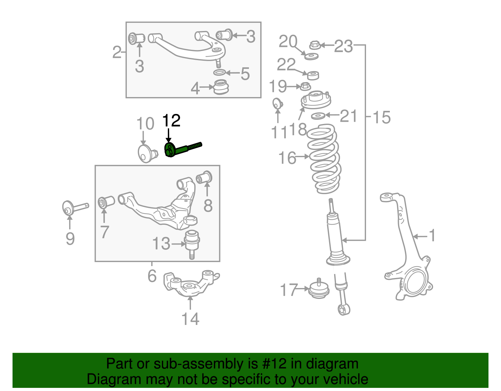Genuine Toyota Camber Adjusting Cam Bolt 48190-60020 | Frontier Toyota