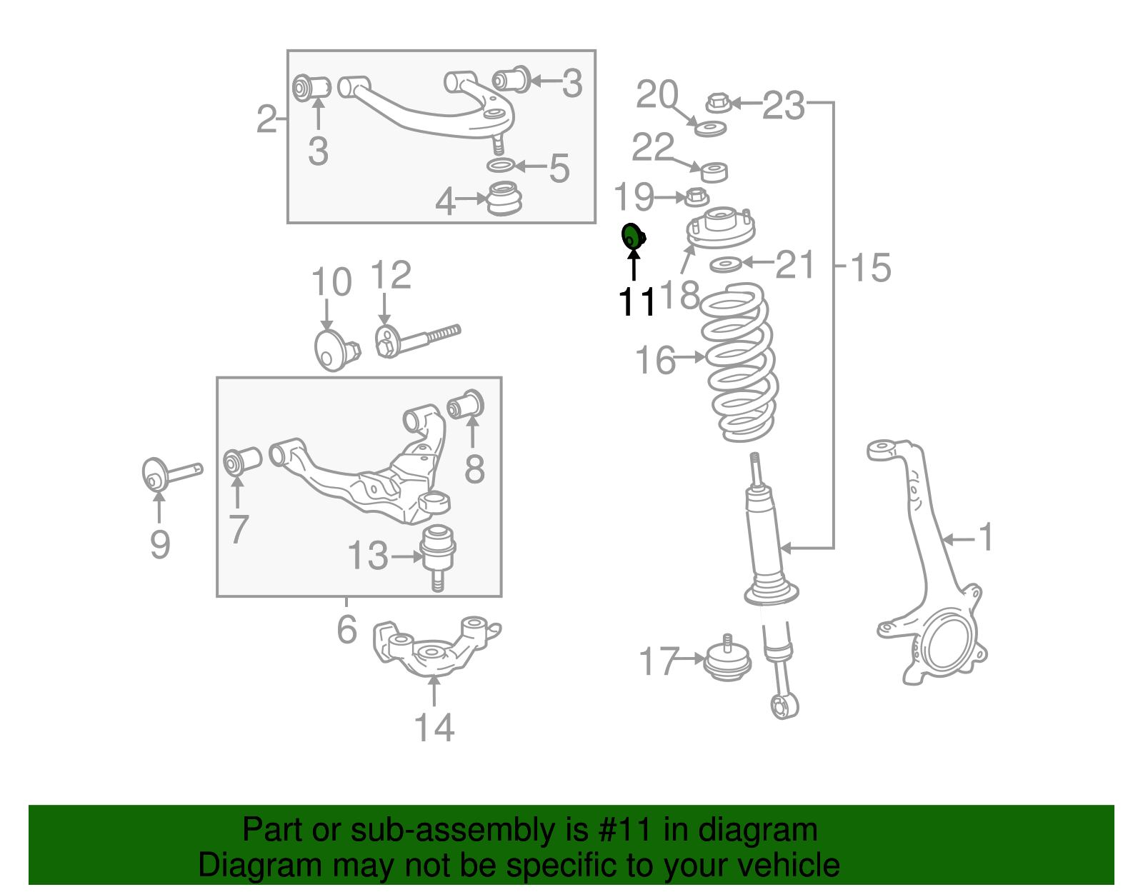 1999-2015 Toyota Alignment Camber Adjusting Eccentric (Left, Right ...
