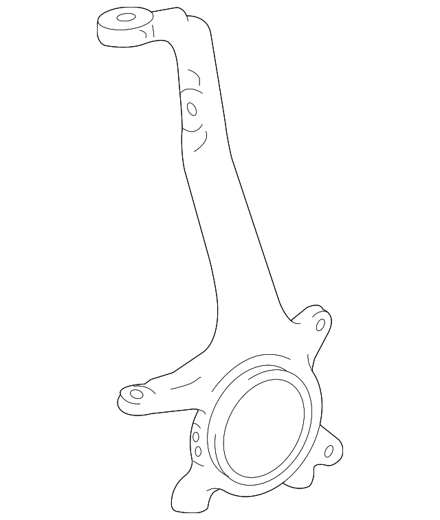 2005-2020 Toyota Tacoma Steering Knuckle (Right) 43211-04060 | Toyota ...