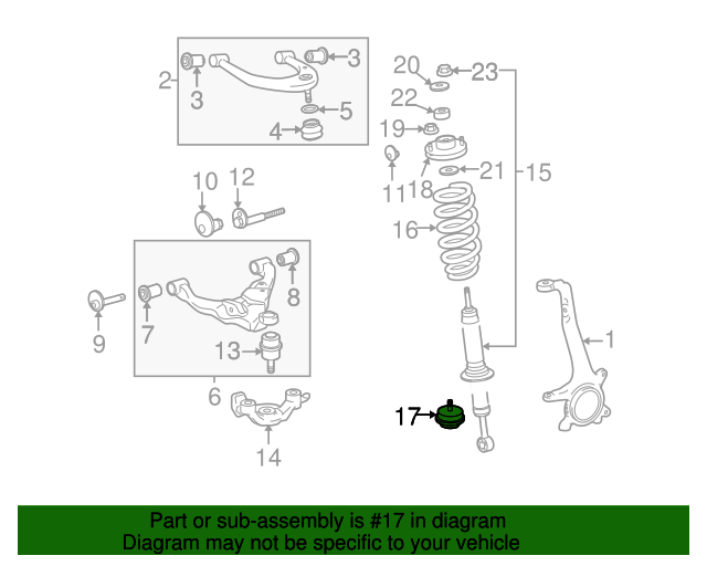 48304-04100 - Spring Bumper - 2005-2020 Toyota Tacoma | Lithia Toyota Parts