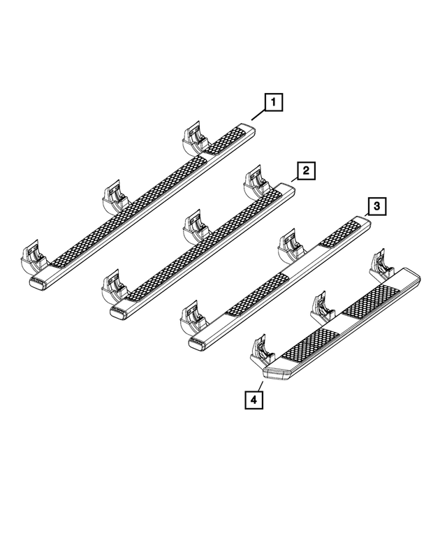 2016-2023 Ram Side Step, Right 68304596AC | Mopar eStore