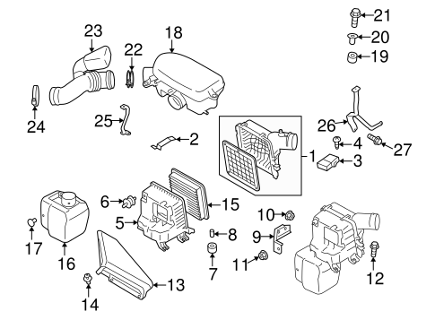 Air Intake for 2008 Subaru Outback | SubaruOnlineParts.com