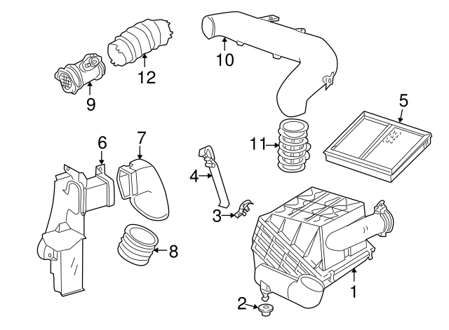 104-141-09-90 - Housing 1993-1999 Mercedes-Benz | Mercedes-Benz USA Parts