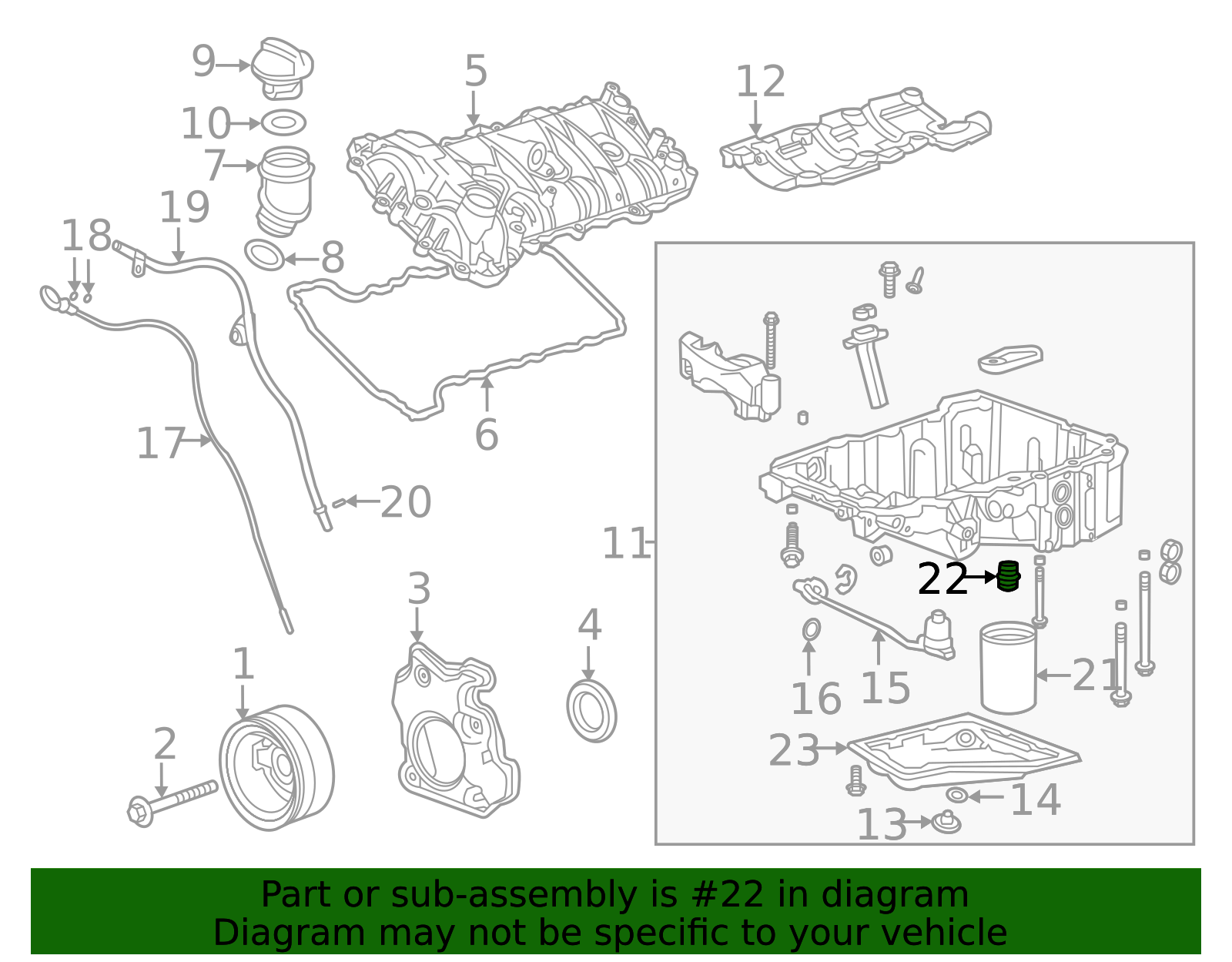 2020-2025 Cadillac CT5 Oil Filter Fitting 12696139 | QuirkParts