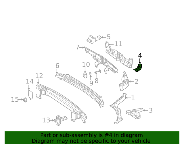 2016-2020 Mercedes-Benz Bracket, Bumper 253-885-84-05 | Mercedes-Benz Parts