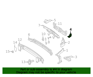 2020-2023 Mercedes-Benz Side Bracket 253-885-85-05 | MB OEM Parts