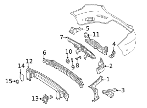 2016-2020 Mercedes-Benz Impact Absorber 253-885-86-03 | Mercedes-Benz Parts