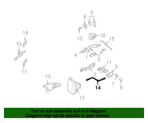 2000-2007 Ford Focus Control Rod 6S4Z-54221A00-A | TascaParts.com