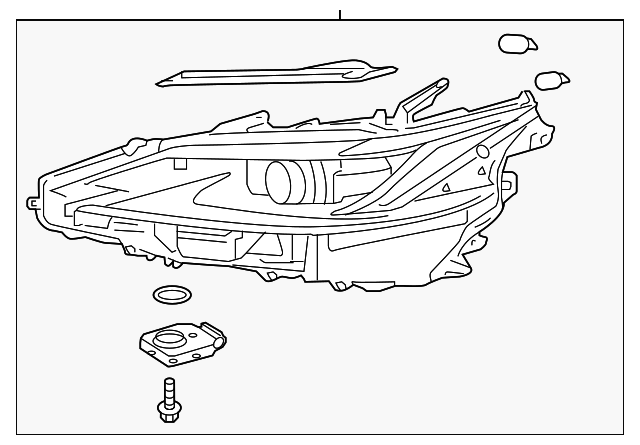 81150-06C91 - Composite Headlamp 2019-2021 Lexus | Lexus Parts Outlet