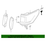 2015-2021 Ford Tail Lamp Retainer -W718369-S300 | TascaParts.com