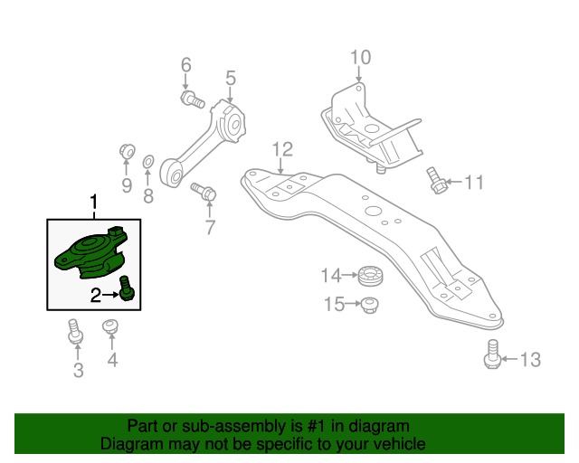 2014-2020 Subaru Front Mount - Driver's Side (LH) 41022SG010 ...