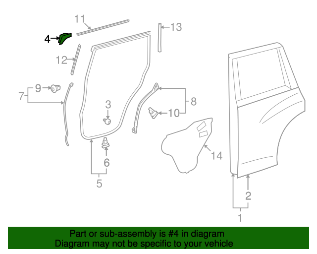 67674-48010 - Frame Trim - 2004-2020 Lexus | MyLexusParts