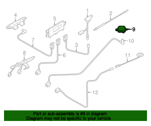 2005-2013 Porsche GPS Antenna 997-642-105-00 | Sunset Porsche Parts