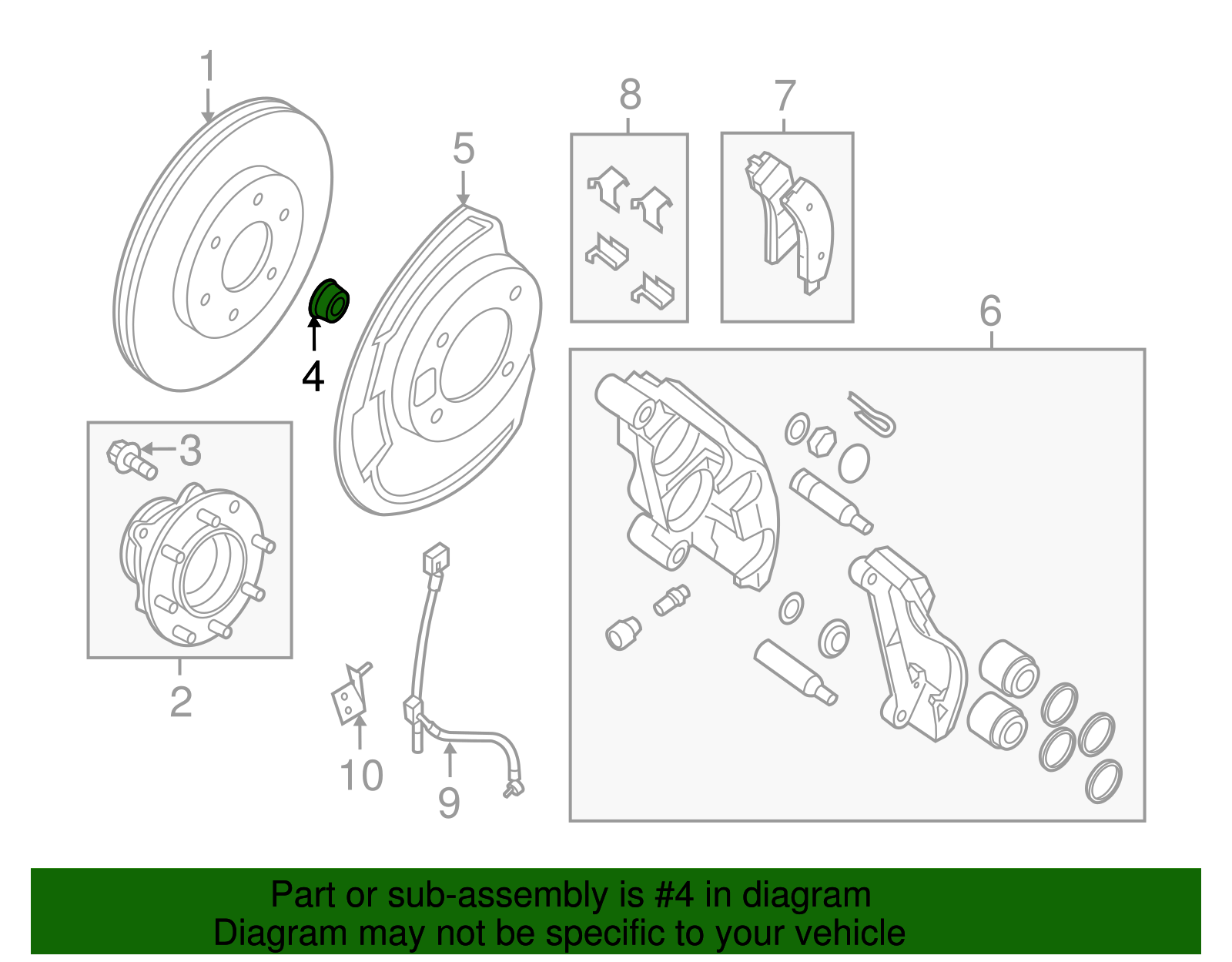 2009-2025 Nissan Axle Nut 40262-EG01A | Bill Kay Nissan Parts