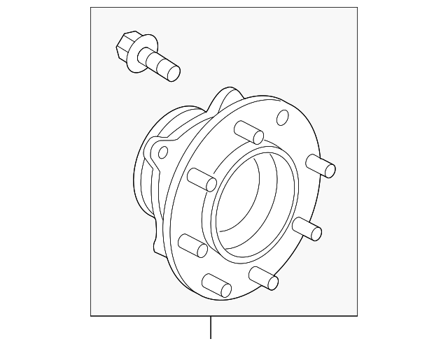 40202-1PA0A - Hub Assembly - 2012-2021 Nissan | Nissan OEM Parts Direct