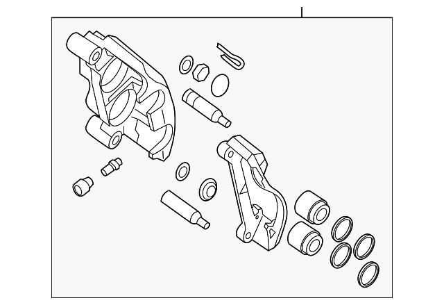 2012-2024 Nissan Disc Brake Caliper 41011-1PA1B | AutoNationParts.com