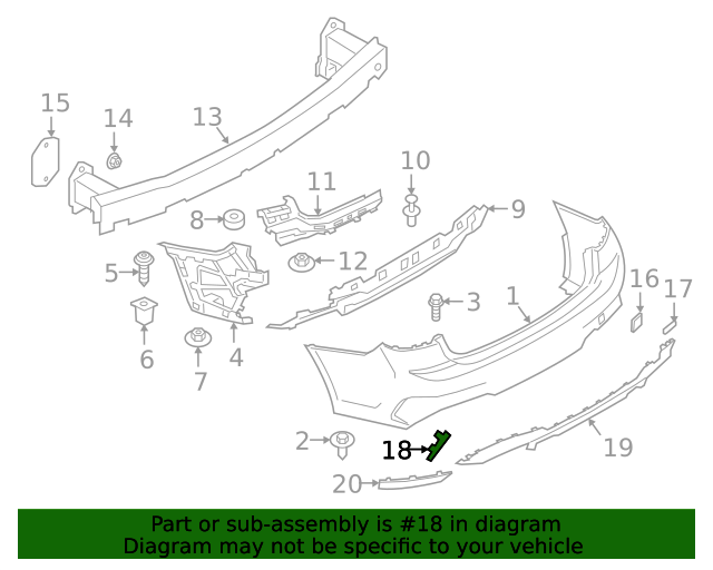 51128075816 - 2019-2022 BMW Grille (51-12-8-075-816) | BMW of South ...