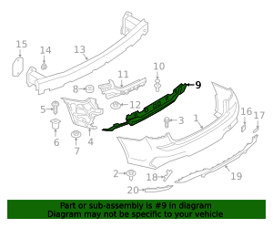 51128079607 - 2020-2022 BMW Center Support (51-12-8-079-607) | BMW of ...