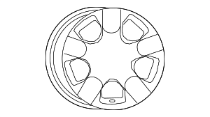 2019 Ram 1500 Wheel, Alloy 5YD45LS1AA | TascaParts.com