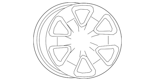 2022-2023 Mopar Wheel, Alloy 4755567aa | TascaParts.com