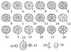 2019-2023 Ram 1500 Wheel, Alloy 6gd77sz0aa | TascaParts.com