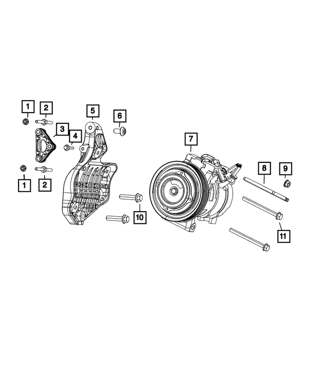 MOPAR NONE BRACKET - 68229585AA - 68229585AA | Mopar Online Parts