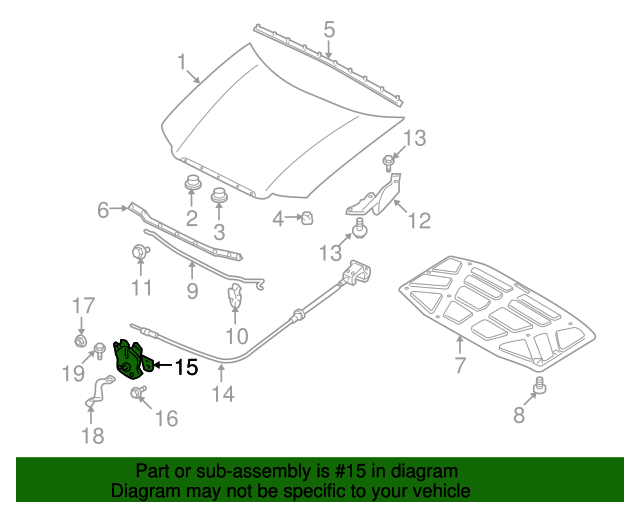 ZZCA-56-620 - Latch - 2008-2011 Mazda Tribute | Mazda Swag