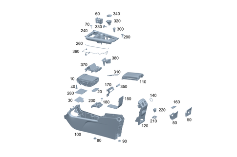 Center Console for 2024 Mercedes-Benz EQB 350 | Mercedes-Benz USA Parts