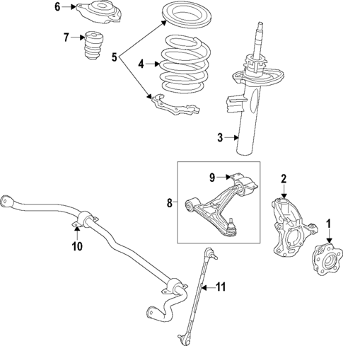 Front Suspension for 2021 Mercedes-Benz A 220 | Mercedes-Benz USA Parts