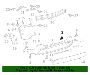 90189-06228 - Bumper Cover Grommet 2010-2024 Toyota | Longo Toyota Parts