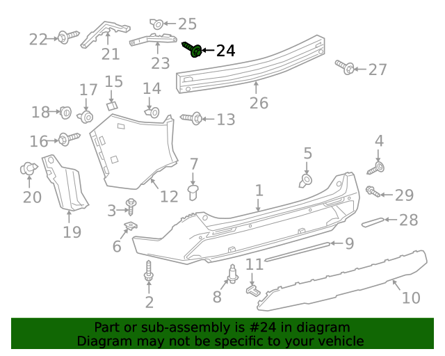 90159-60621 - Headlamp Assembly Screw - 2016-2022 Toyota | OEM Genuine ...