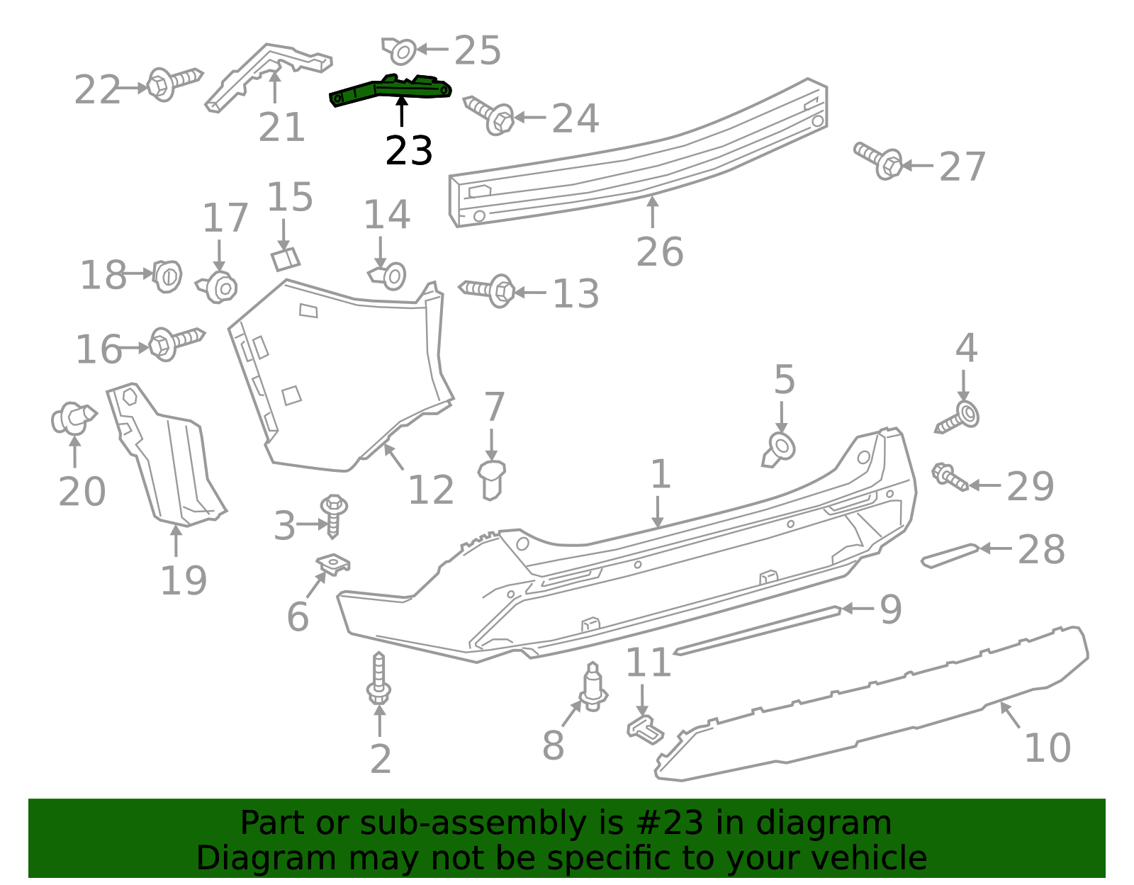 2019-2024 Toyota Upper Retainer 52563-0R070 | Toyota Parts Center
