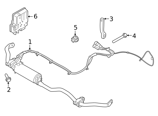 PAB-511-305-A - Suspension Stabilizer Bar 2019-2022 Porsche Cayenne ...