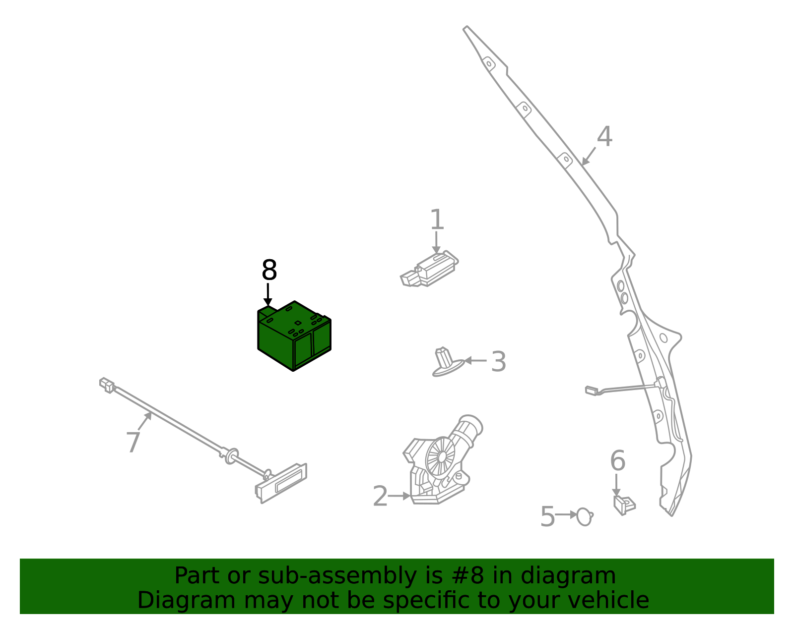 2021-2025 Nissan Switch 25140-6RA0A | Nissan Parts Central